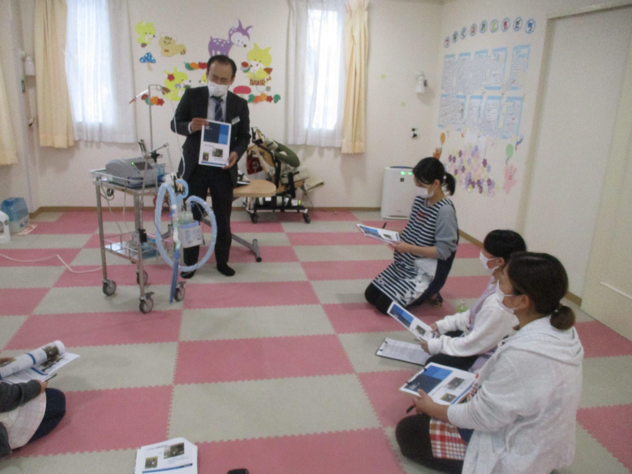 【児童発達】呼吸器勉強会 | 重症心身障害児(者)通所施設 つなぐ